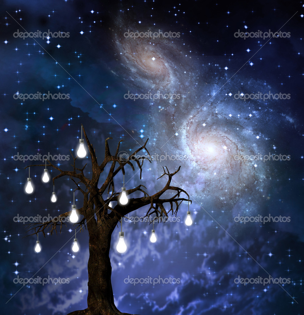 Celestial Tree Stock Illustration by ©rolffimages #34721905