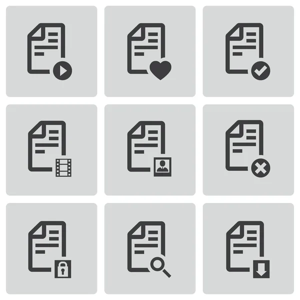 Document Flat Line Icons Set Agreement File Application Form More Stock ...