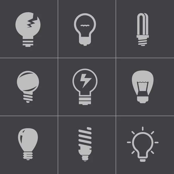 Light bulb vector icon set. Stock Vector Image by ©Alexynder #23134204