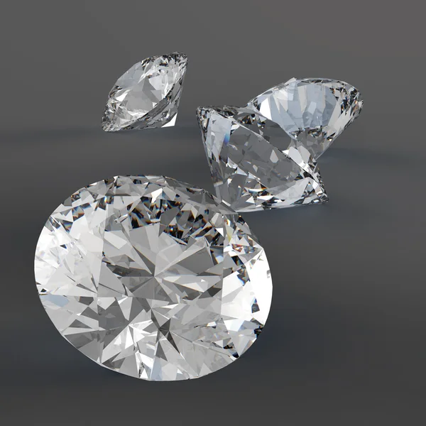 Diamonds 3d model Stock Photo by ©ralwel 53440757