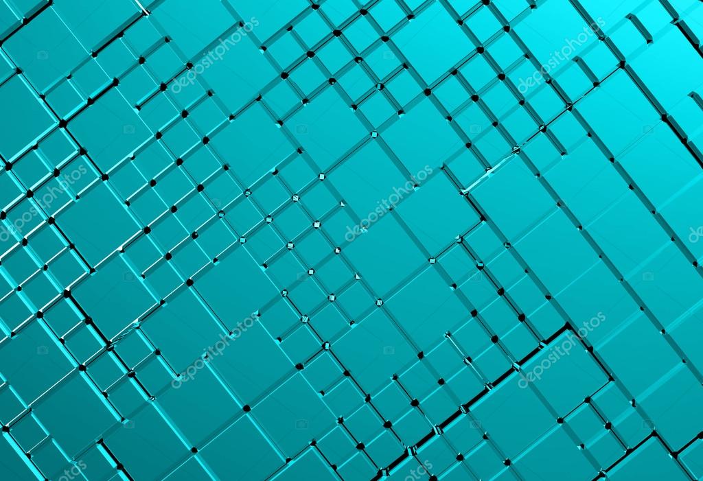 Steel blue cube mesh metal plate background Stock Photo by ...