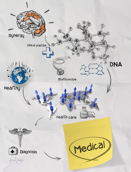 Diagrama de red médica Stock Photos, Royalty Free Diagrama de red ...