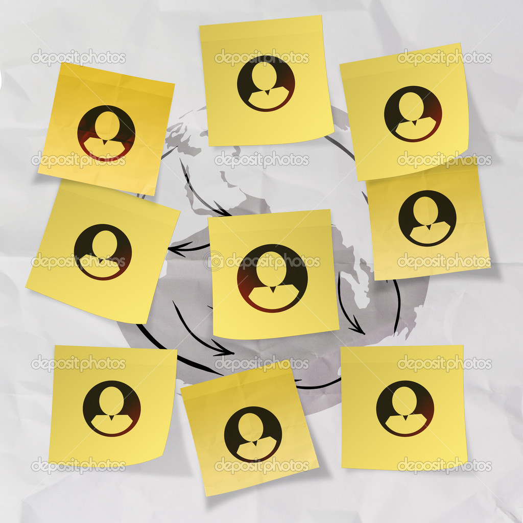 Sticky note social network icon Stock Photo by ©everythingposs 33340197