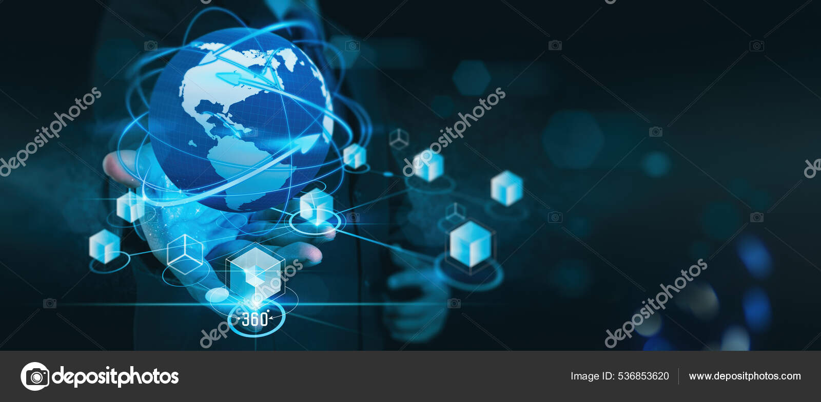 Metaverse Digital Cyber World Technology Concept Businessman Success ...