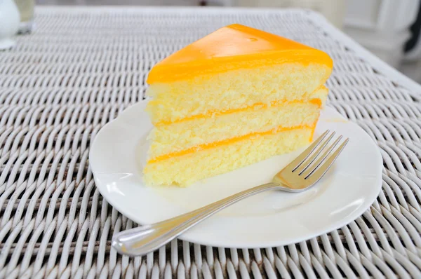 Orange layer cake - Stock Image - Everypixel