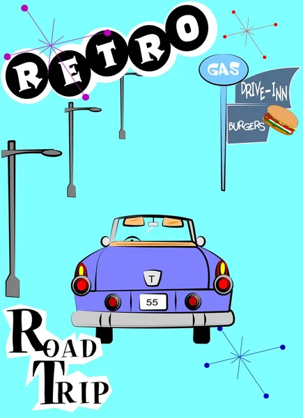 Retro road signs Vector Art Stock Images | Depositphotos