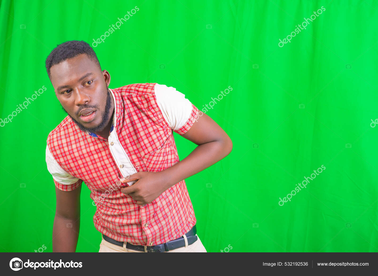 Portrait Handsome Young Man Surprised Looking Something Sideways ...