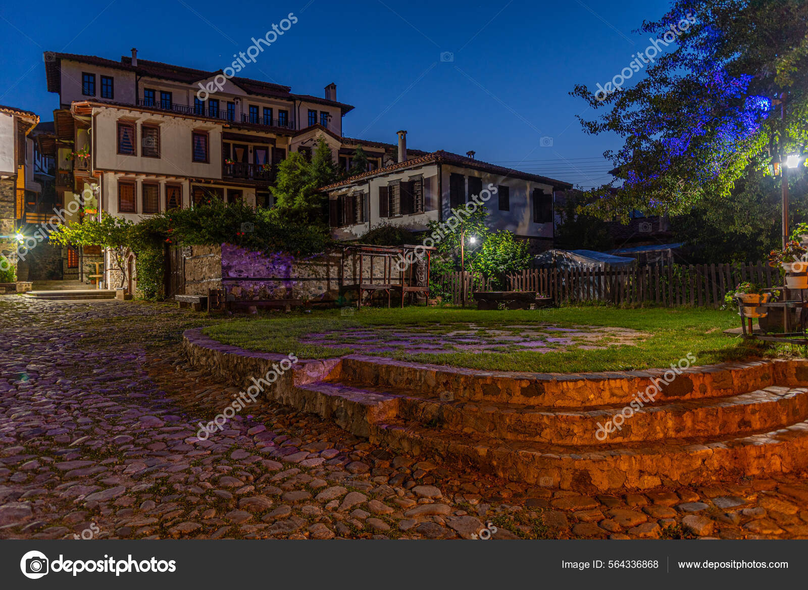 Historical Buildings Ethnographic Complex Zlatograd Bulgaria Stock ...
