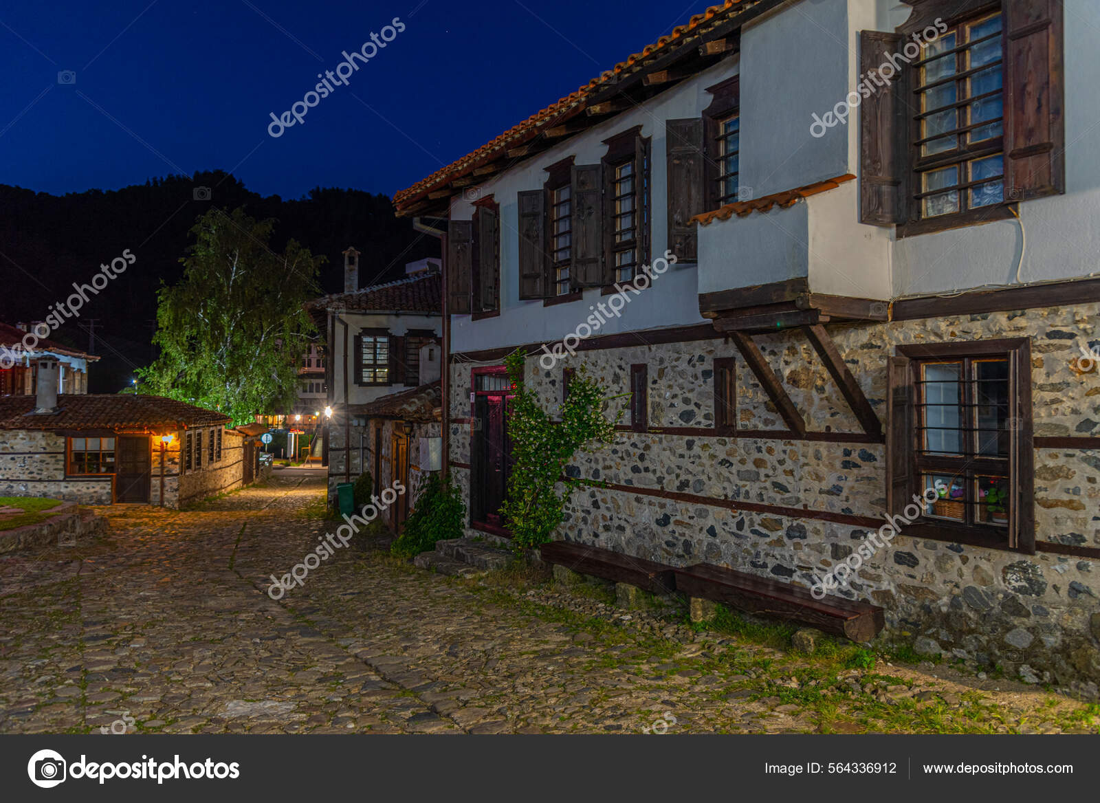 Historical Buildings Ethnographic Complex Zlatograd Bulgaria Stock ...
