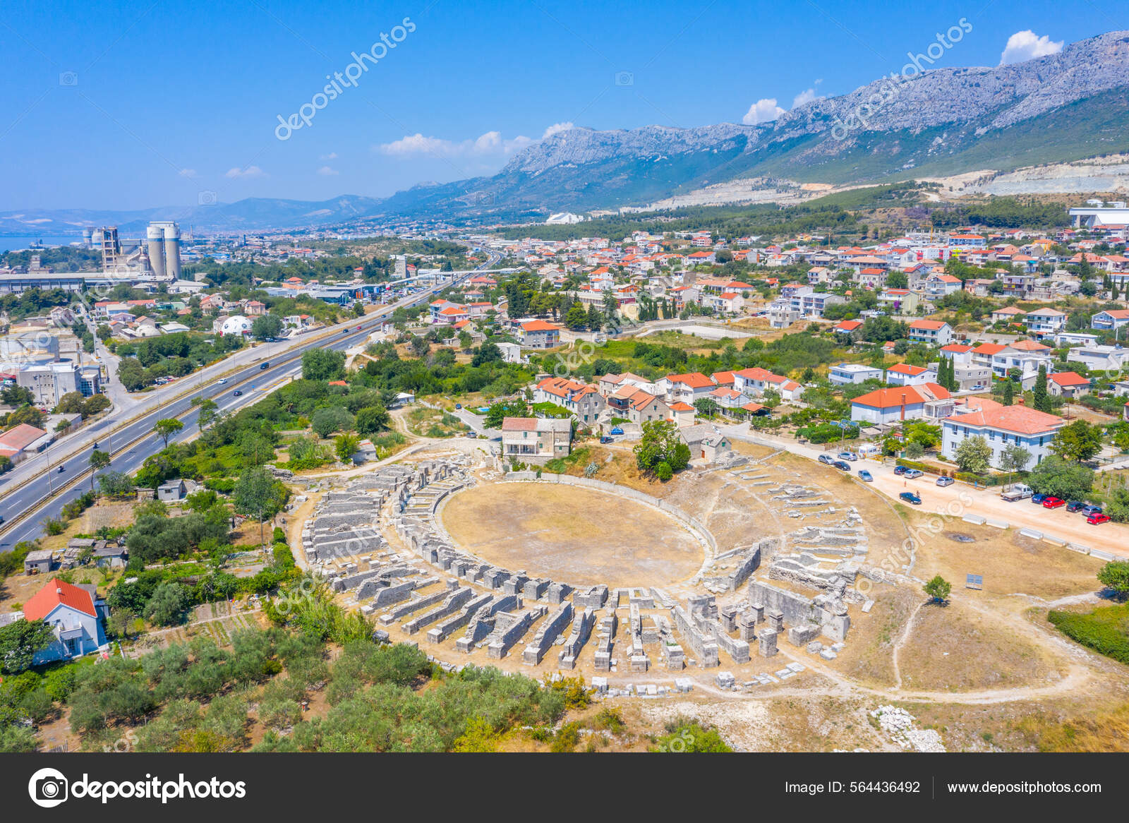 Aerial View Of The Amphitheater