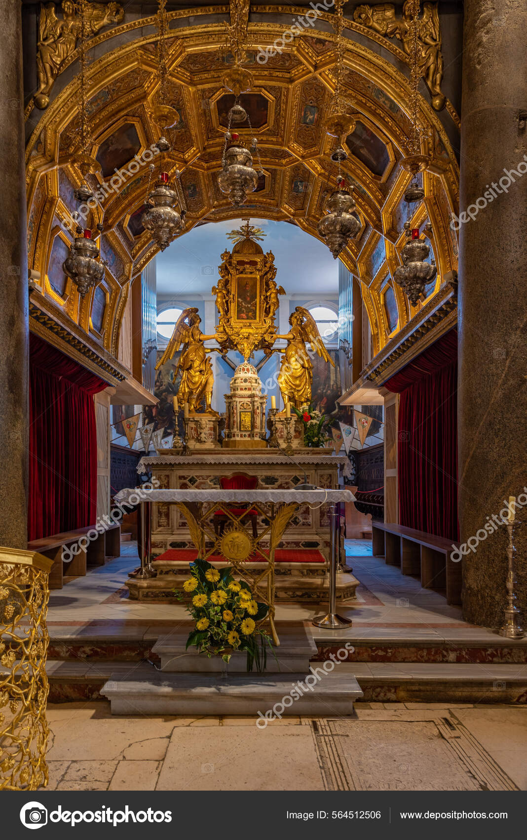 Split Croatia July 2020 Interior Saint Domnius Cathedral Split Croatia ...