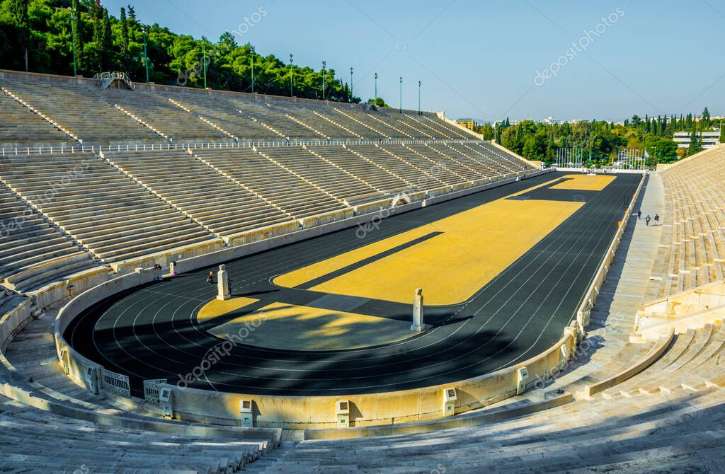 Estadio Panathenaic o kallimarmaro en Atenas 2024