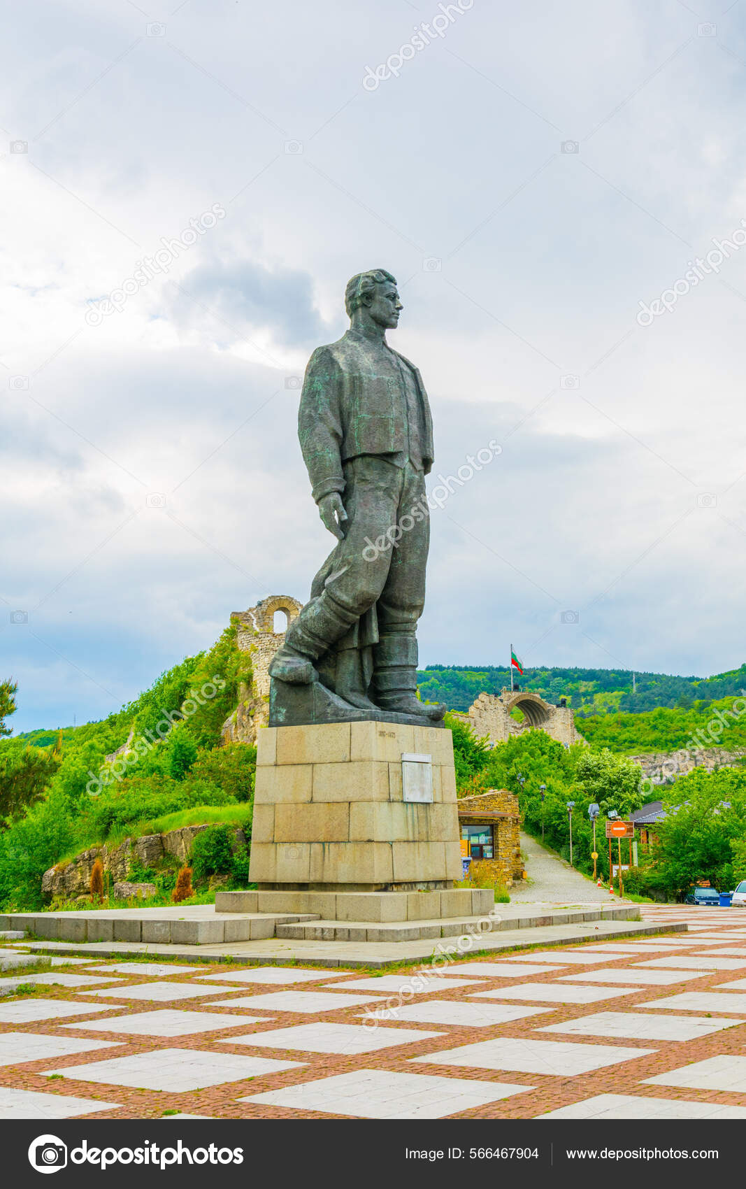 Monument National Hero Vasil Levski Situated Bulgarian City Lovech ...