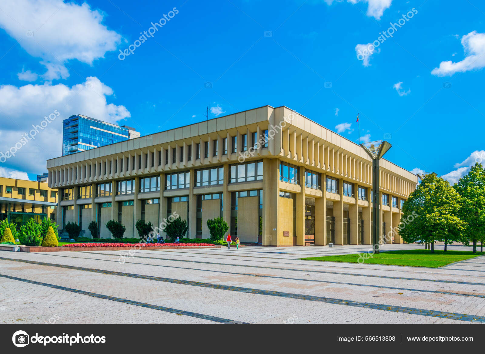 Seimas Palace Used Parliament Building Vilnius Lithuani — Stock Photo ...