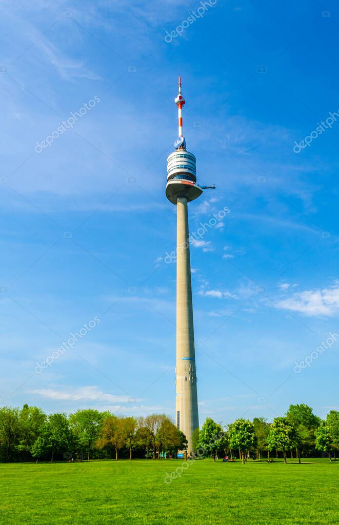 the Vienna Donauturm (Danube Tower), opened in April 1964, is the ...