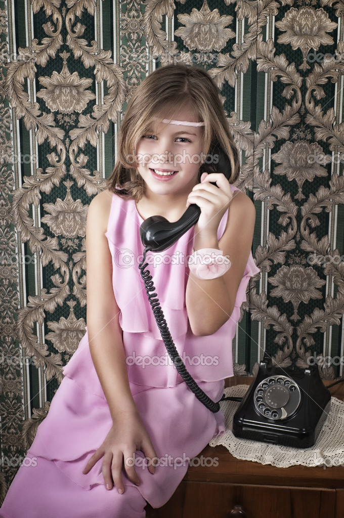 Girl Phone Call — Stock Photo © baronb #22684831