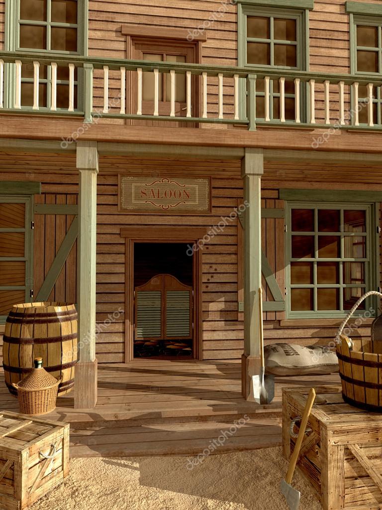 Wild West Saloon Background