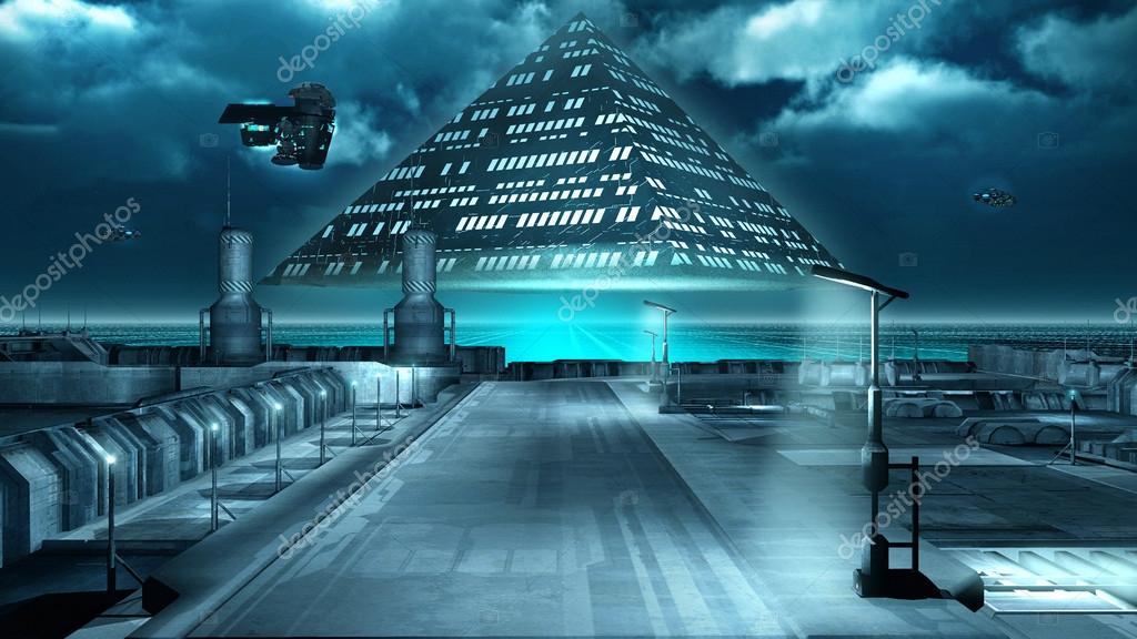 Flying pyramid Stock Photo by ©mppriv 37930911