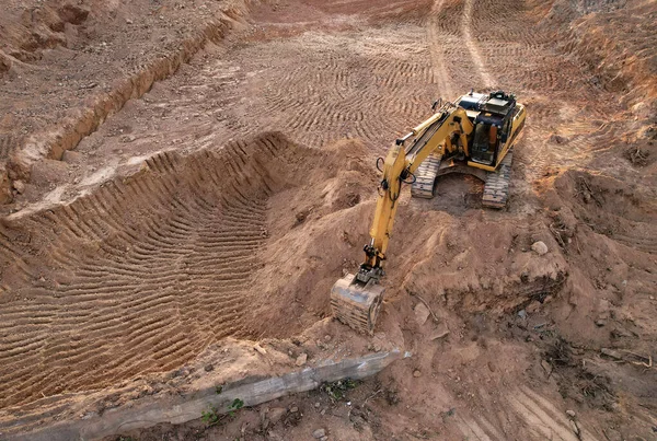 Excavator birds eye view Stock Photos, Royalty Free Excavator birds eye ...