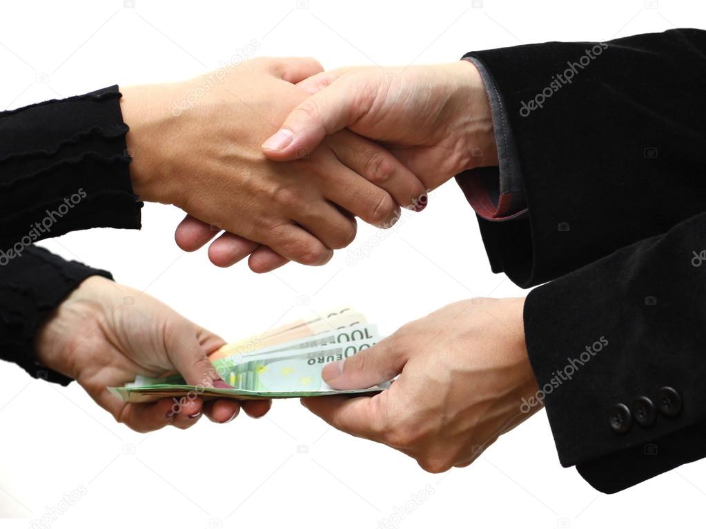 Business Handshake Money