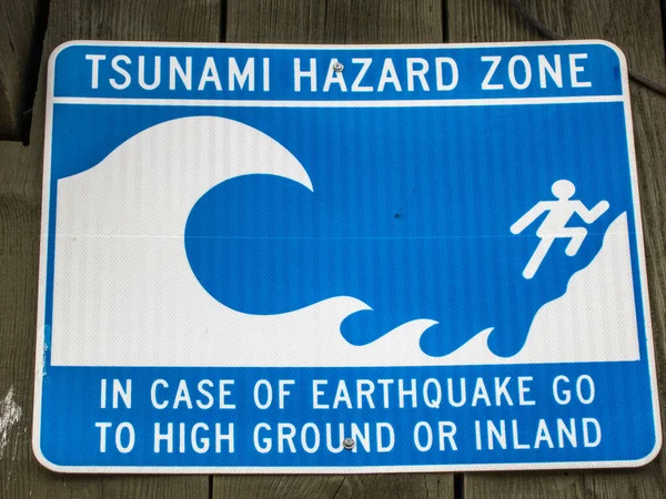 Tsunami warning sign Stock Photos, Royalty Free Tsunami warning sign ...
