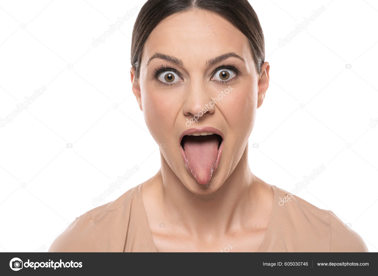 Funny Face With Tongue