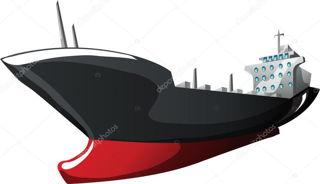 Cartoon Tanker Tanker Truck Vector, Sticker Clipart Large Truck Has An