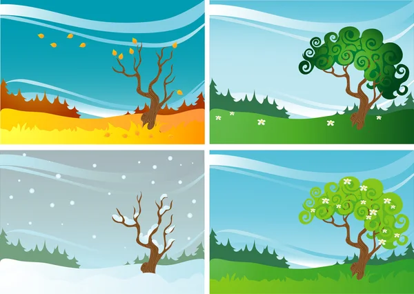24,578,496 Mevsimler çizim Stok İlüstrasyon | Depositphotos