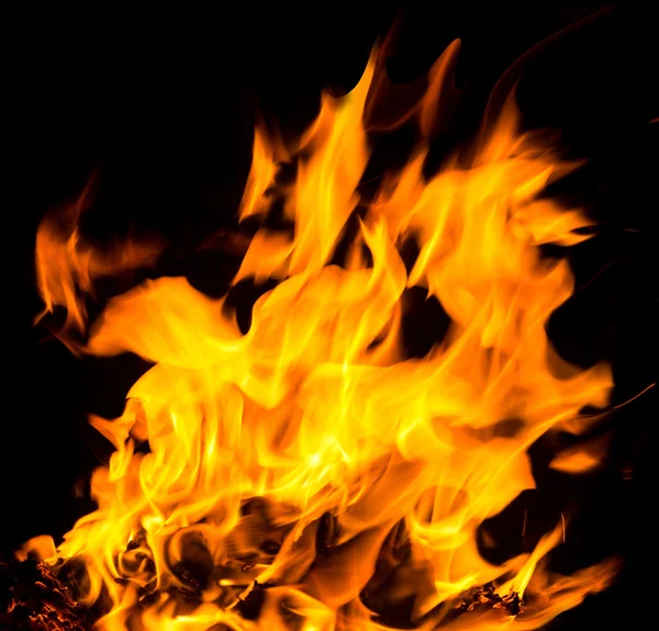 Orange fire flames Stock Photo by ©VBaleha 45541517