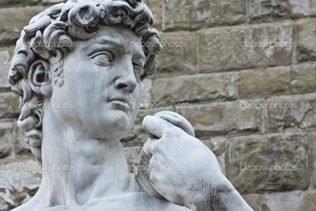 Statue of David in Signoria Square in Florence — Stock Photo © oropallo ...