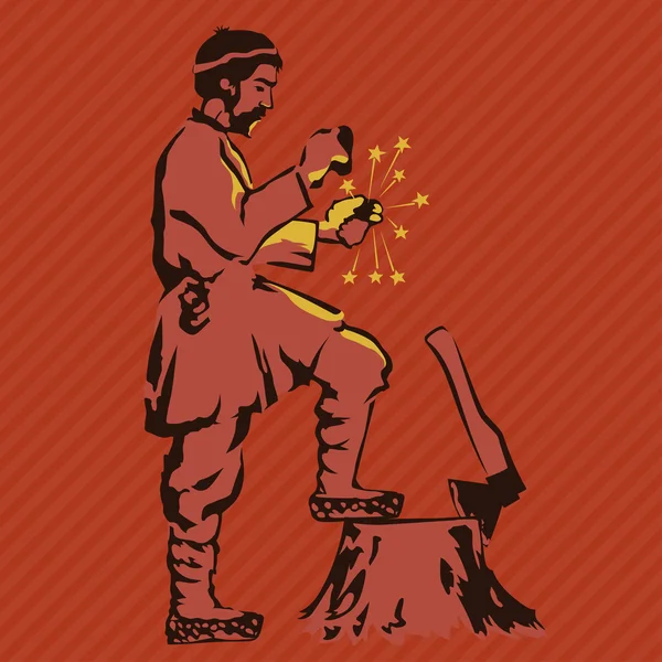 Flint and flint Vector Art Stock Images | Depositphotos