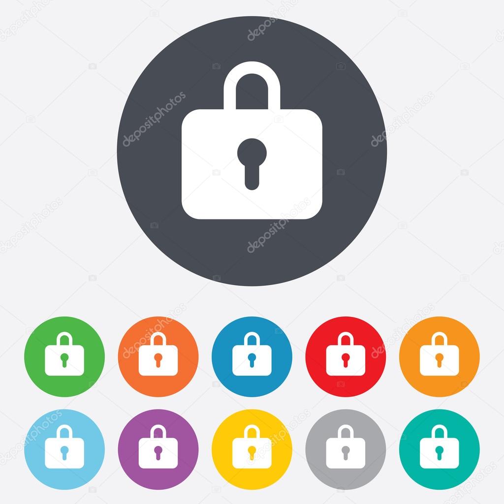 Sperrzeichensymbol. Spind-Symbol. Stock-Vektorgrafik von ©Blankstock ...