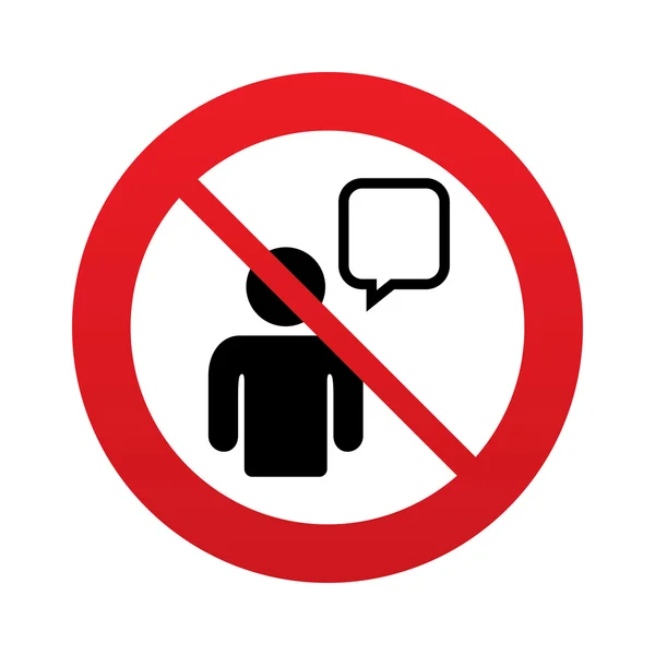 No Talking Sign
