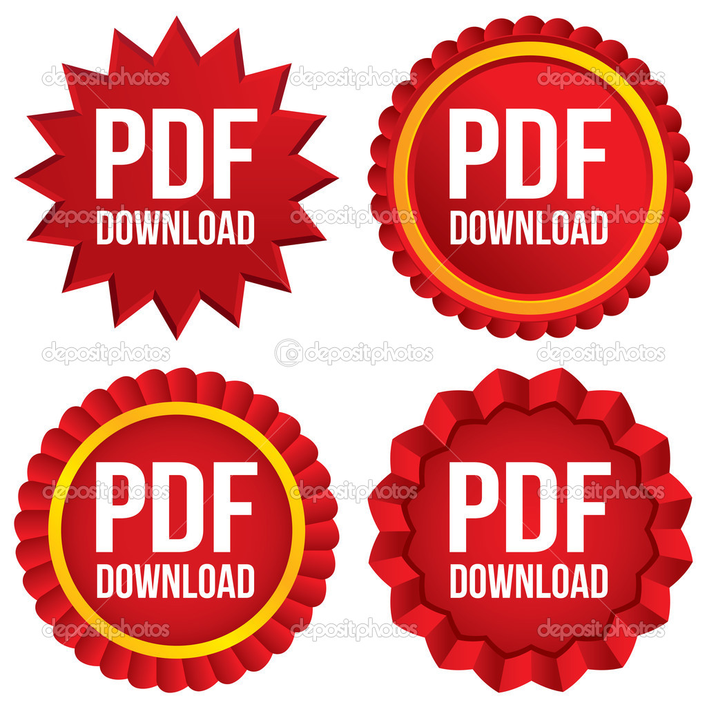 Icono de descarga PDF. Subir botón de archivo .: fotografía de stock ...