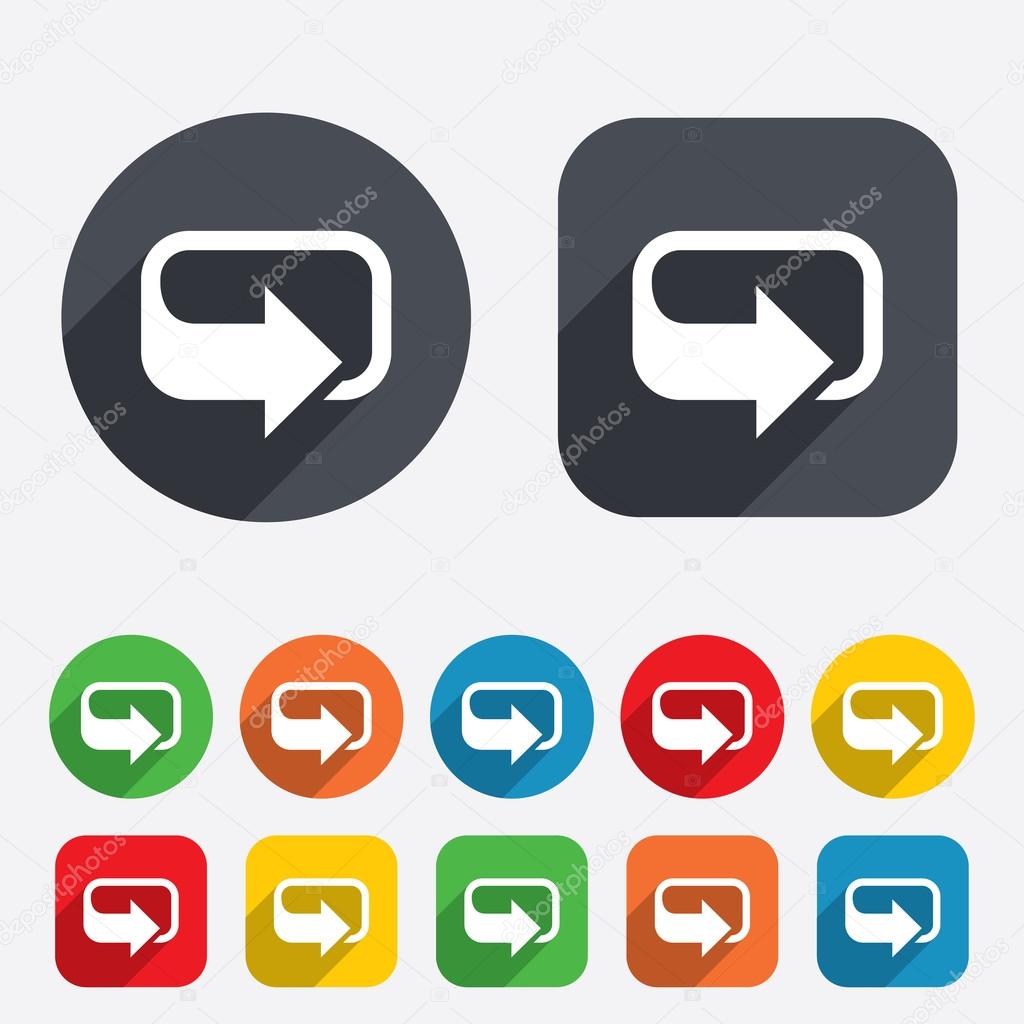 Icono de rotación. Repite el símbolo. Actualizar signo. 2024