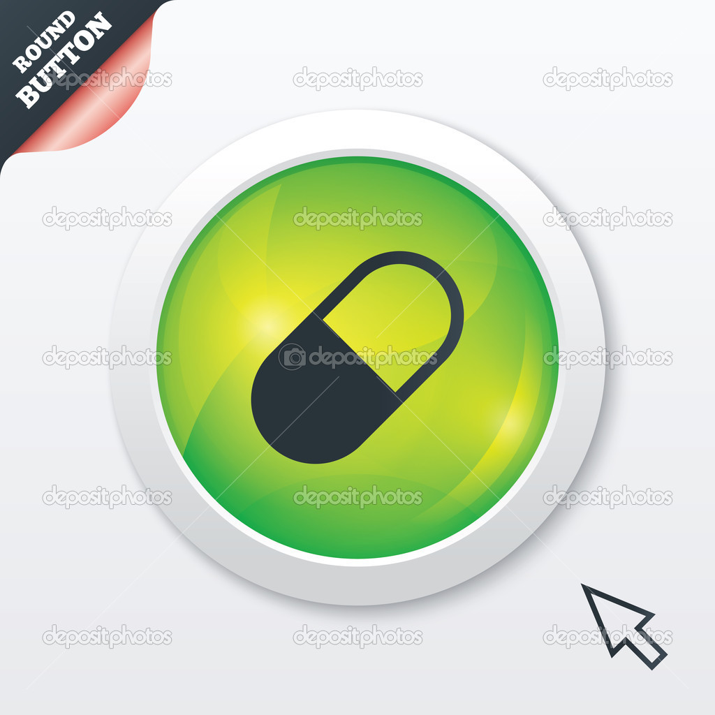 Medical pill sign icon. Drugs symbol. Stock Vector by ©Blankstock 43248519