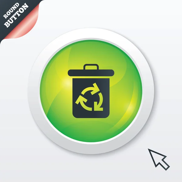Recycle bin icon. Reuse or reduce symbol. Stock Vector by ©Blankstock 120172828