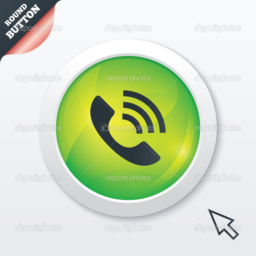 Phone sign icon. Support symbol. — Stock Photo © Blankstock #44219337