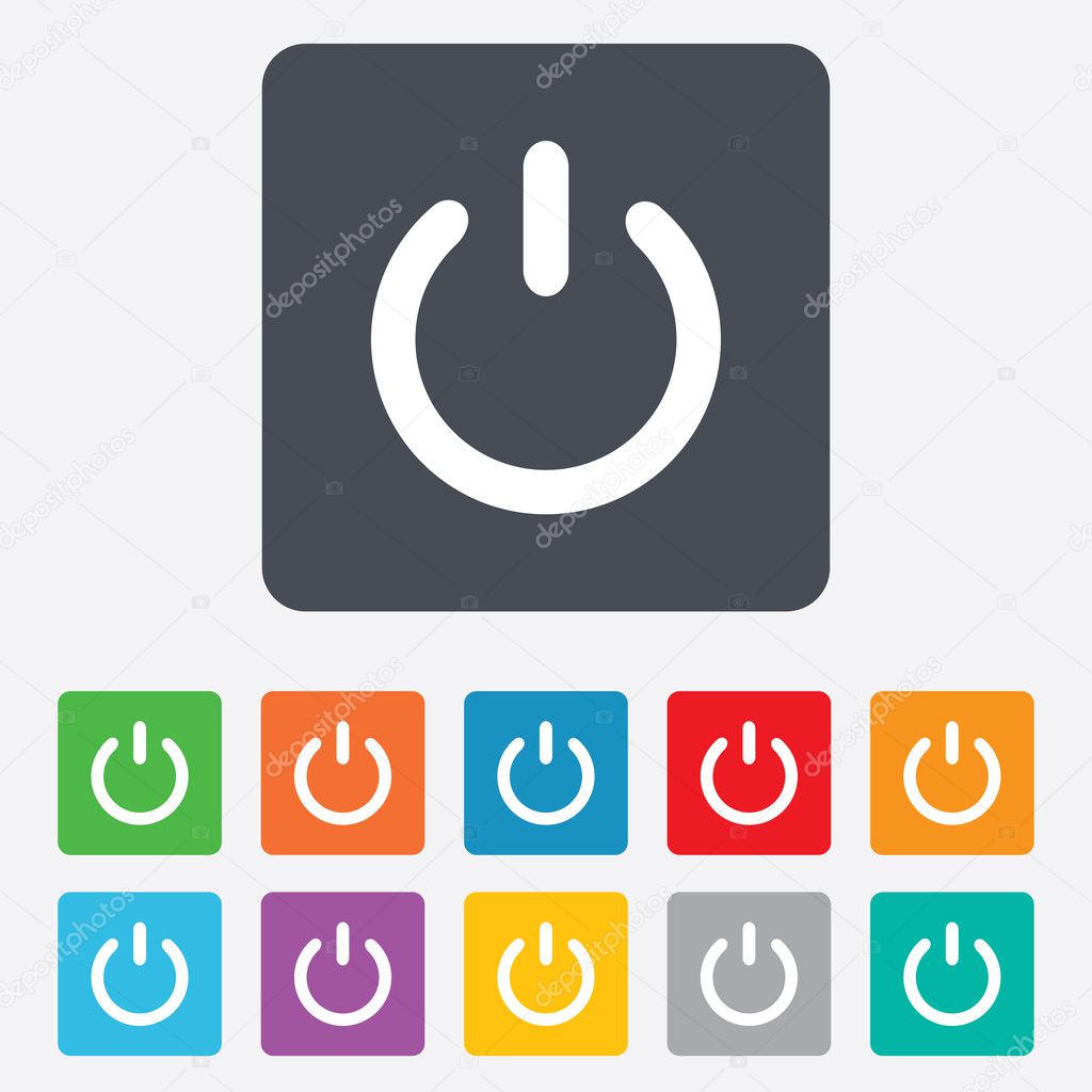Power sign icon. Switch on symbol. Stock Vector Image by ©Blankstock ...