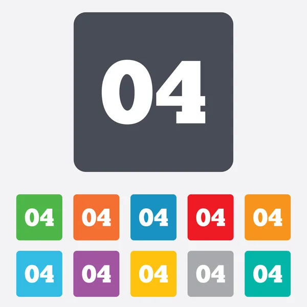 Fourth step sign. Loading process symbol. Stock Vector Image by ...