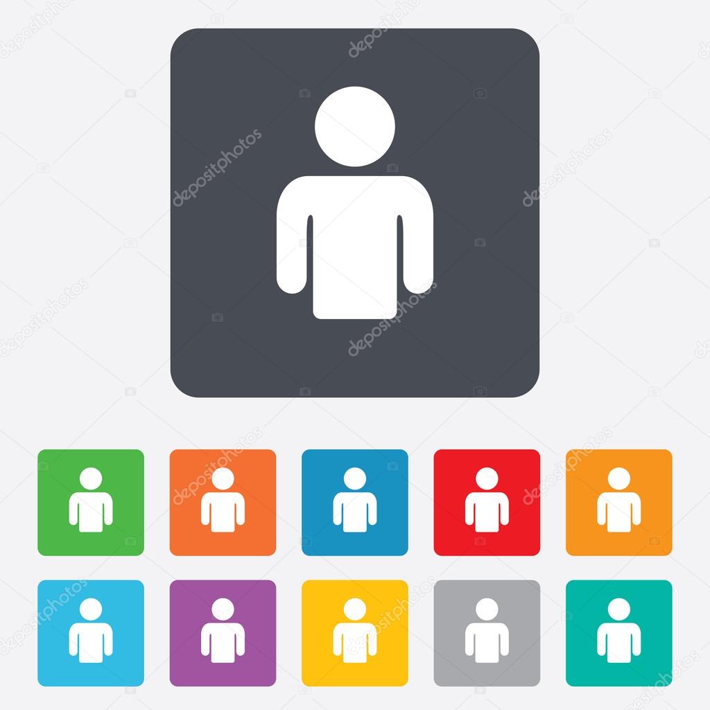 User sign icon. Person symbol. — Stock Vector © Blankstock #46761263 User sign icon. Person symbol. — Stock Vector © Blankstock #46761263