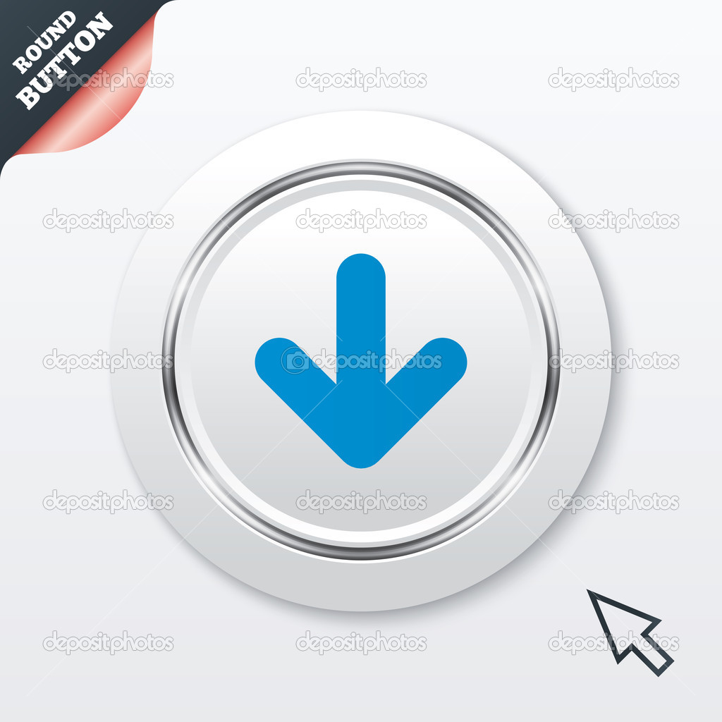 Download icon. Upload button. Stock Vector Image by ©Blankstock #48239981