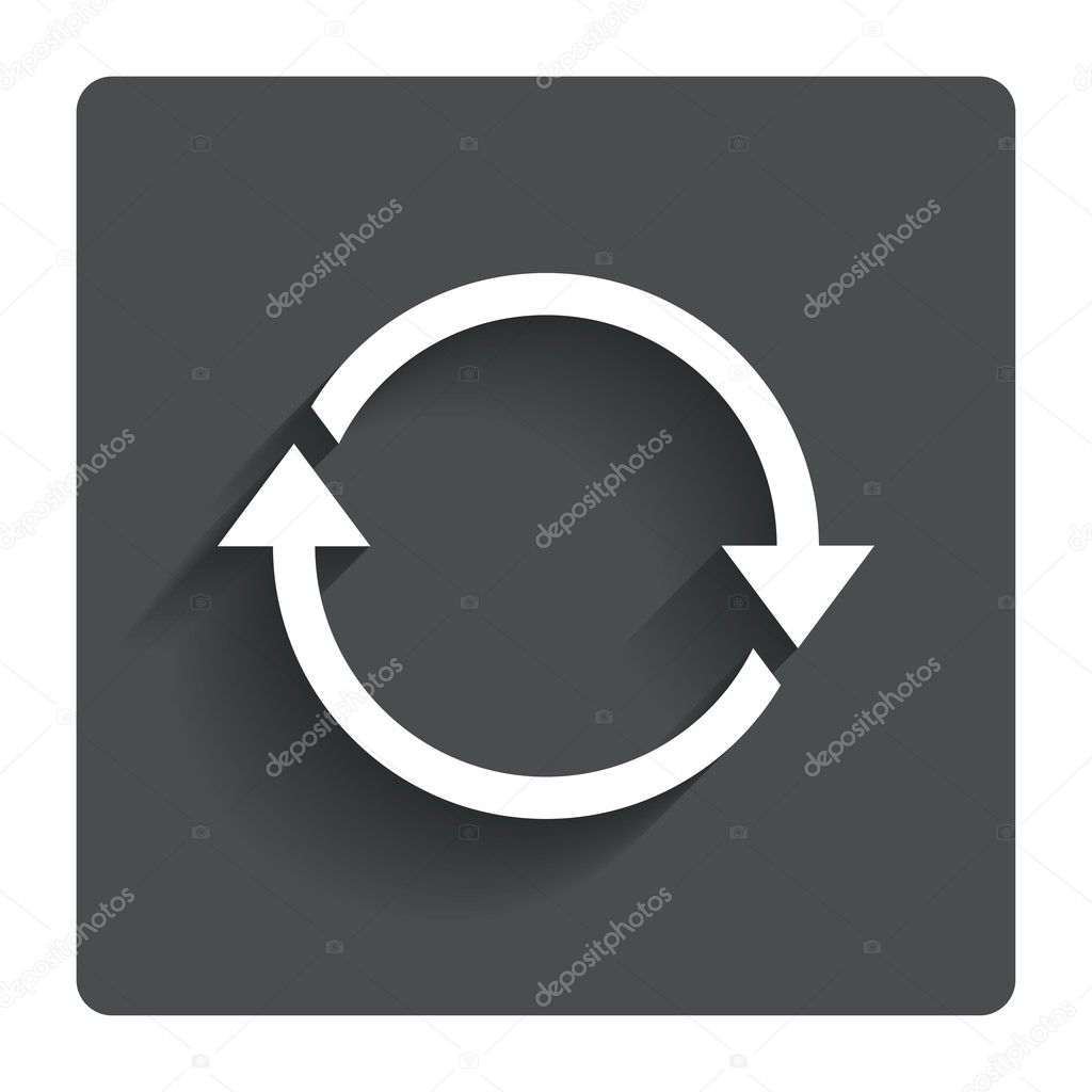 Vettoriale stockIcona di rotazione. Ripeti il simbolo. Aggiorna segno ...