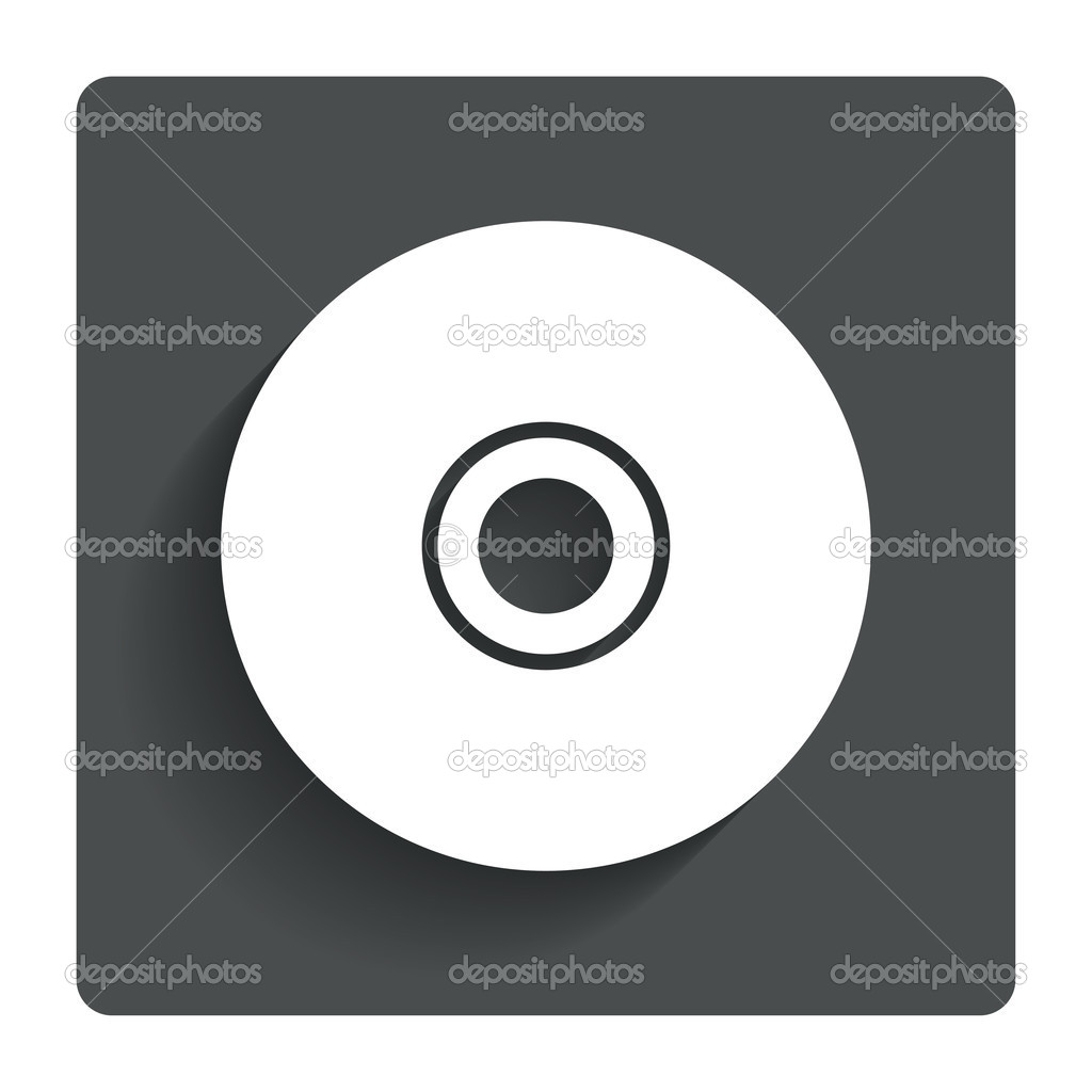 CD or DVD sign icon. Compact disc symbol. Stock Vector Image by ...