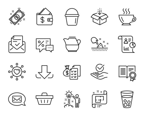 Architectural plan, Bitcoin project and Shopping cart icons set. Vector ...