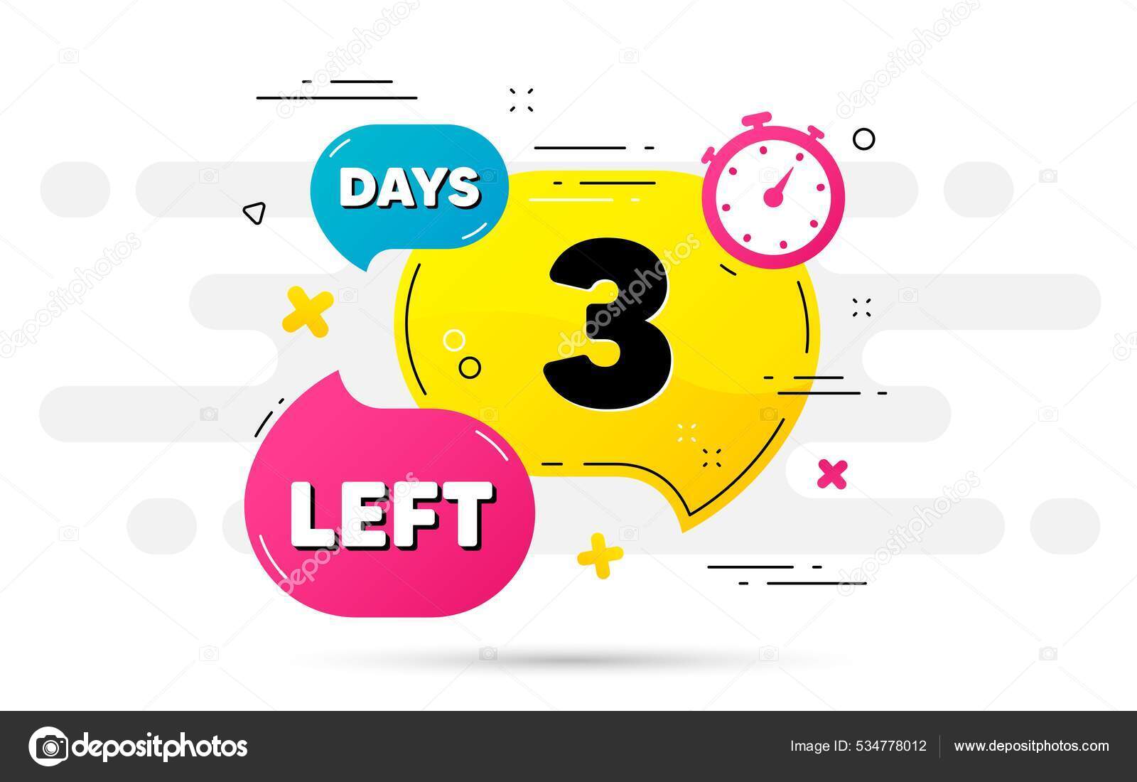 3 Days Left Countdown