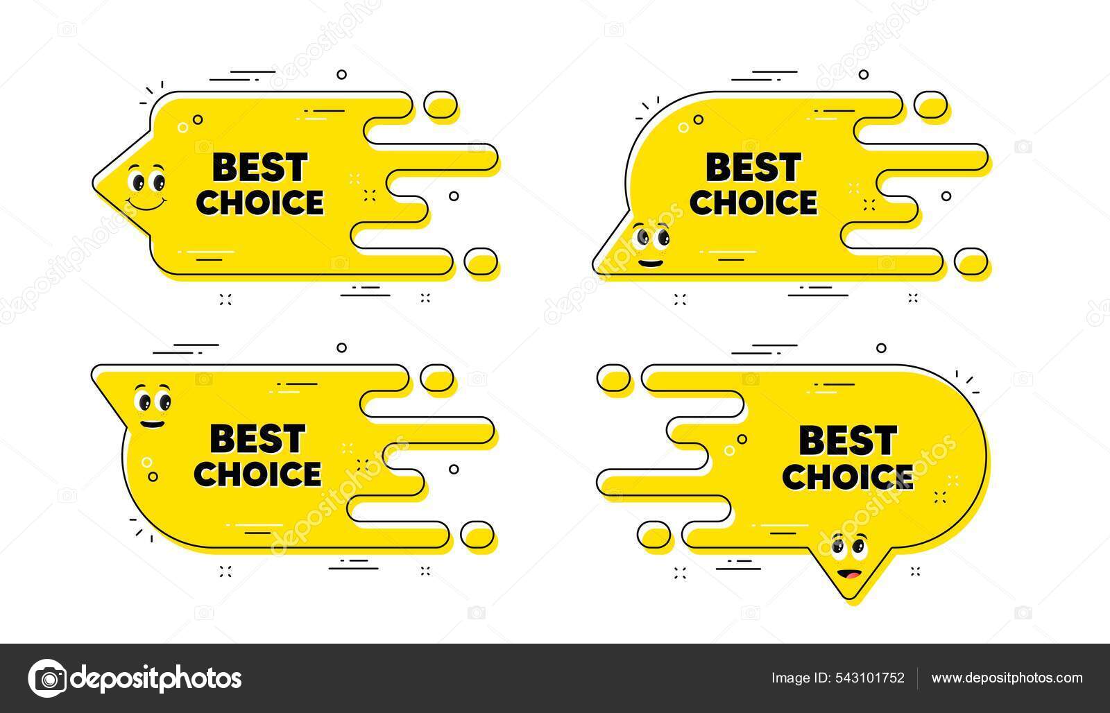 Best Choice Text Cartoon Face Transition Chat Bubble Special Offer ...