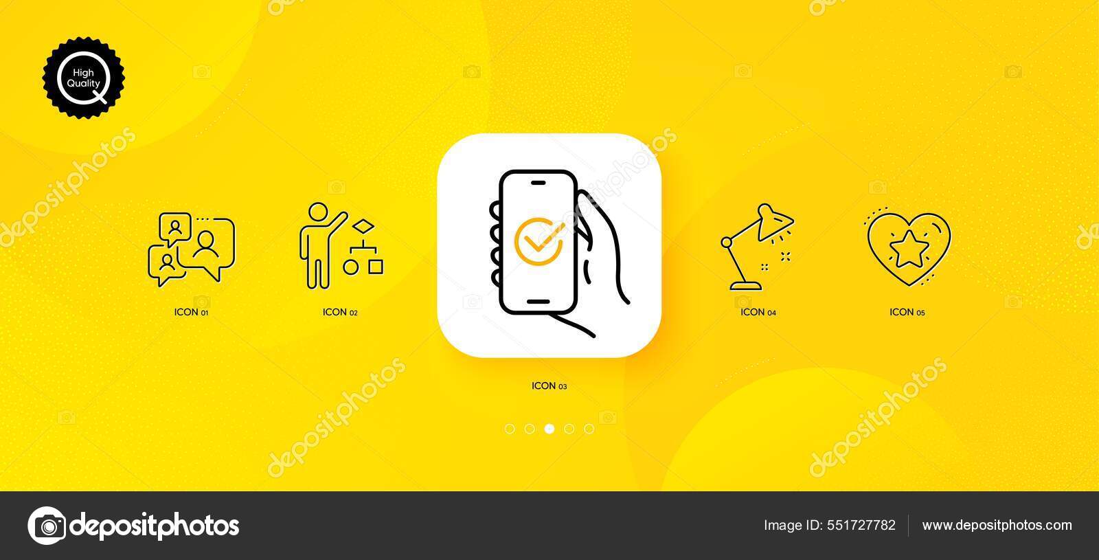 Algorithm Approved App Ranking Star Minimal Line Icons Yellow Abstract ... Algorithm Approved App Ranking Star Minimal Line Icons Yellow Abstract ...