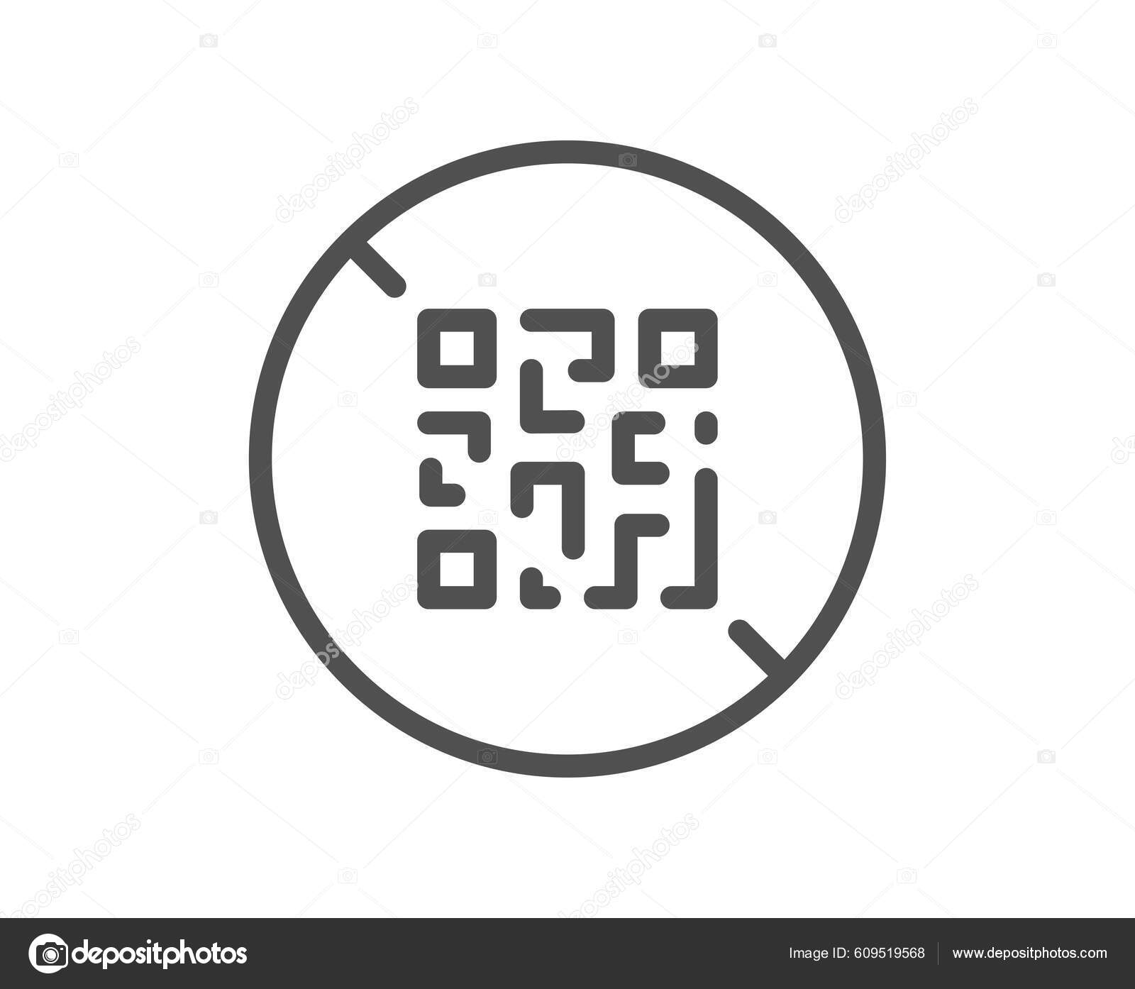 Code Line Icon Scan Barcode Sign Stop Certificate Symbol Quality Stock ...