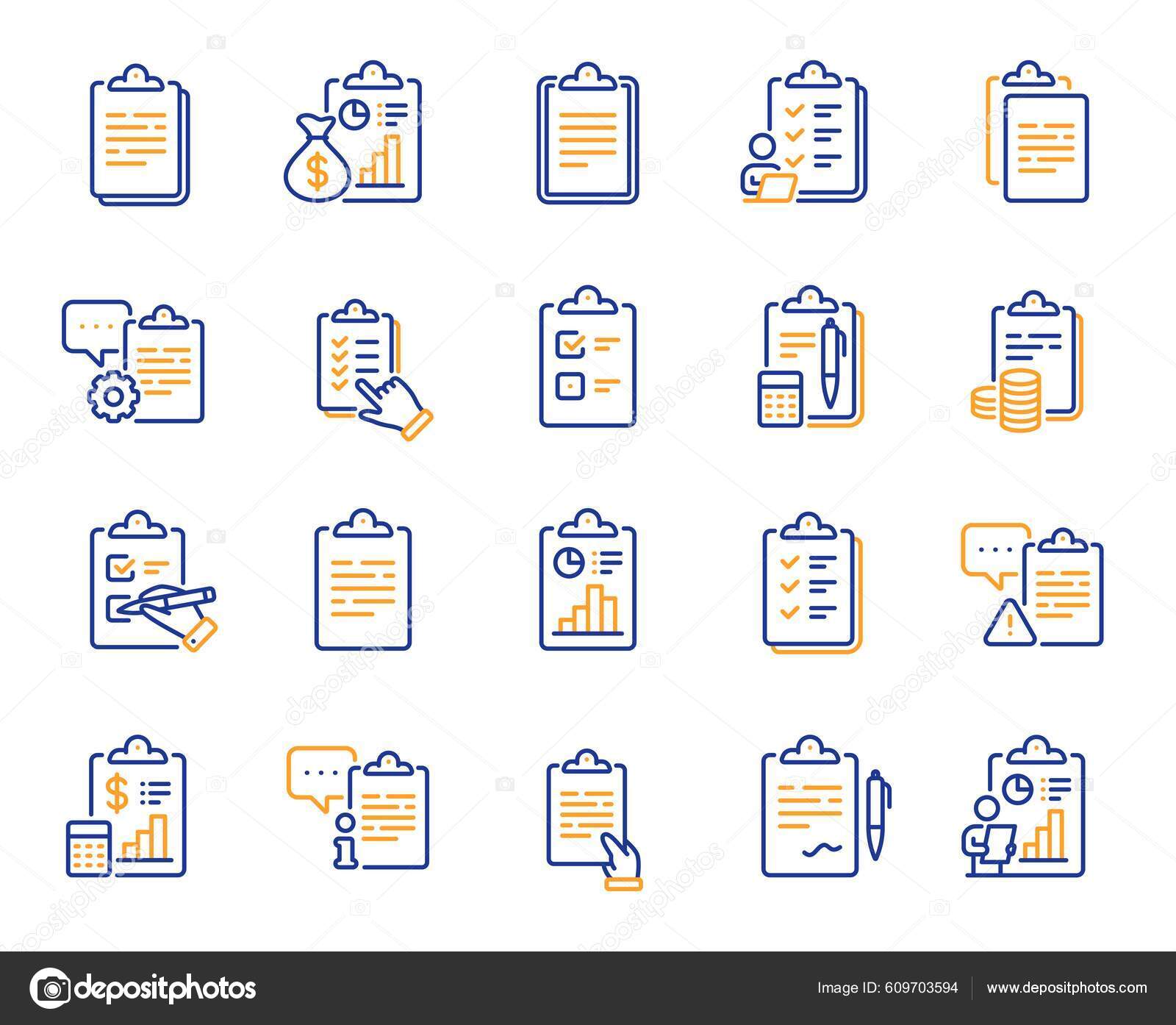 Checklist Documents Line Icons Agreement Info Clipboard Manager ... Checklist Documents Line Icons Agreement Info Clipboard Manager ...